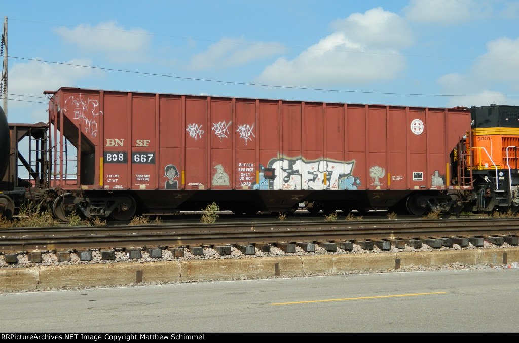 BNSF FMC Buffer Car